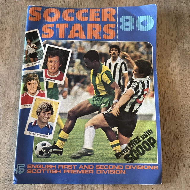 FKS SOCCER STARS 80 Football Sticker Album 1980 In-Complete Vintage ...
