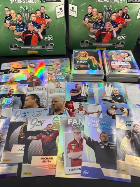 PANINI PDC WORLD Championship 2026 * LOT / BULK # 100 Base & Insert ...