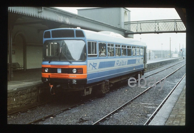 ORIGINAL 35MM SLIDE - Irish Railways - NIR Railbus at Coleroine station ...