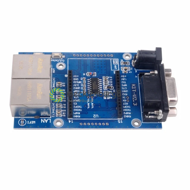 HLK-RM04 TCP IP Ethernet Converter Module Serial UART RS232 to WAN LAN ...