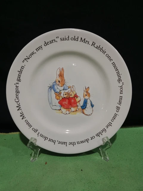 WEDGWOOD. PETER RABBIT. Small Plate. (17.5cm). Made In England (?) EUR ...