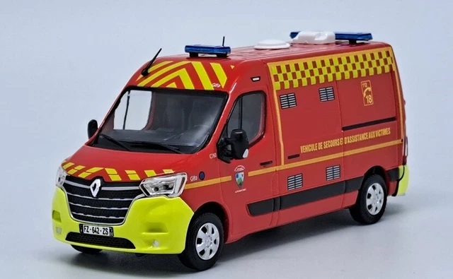 RENAULT MASTER VSAV SDIS 06 2019, ELI117638, échelle 1/43, ELIGOR EUR ...