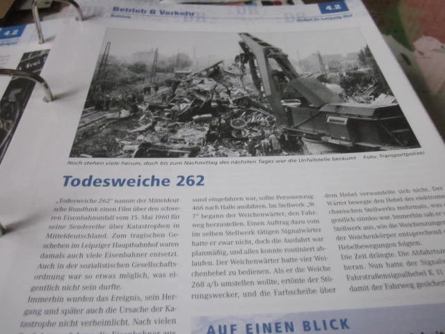 DR DER DDR 4.2 Unfall in Leipzig Hbf 4S EUR 5,37 - PicClick DE