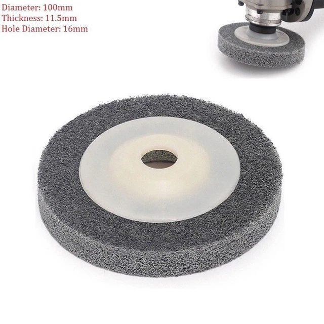 ANGLE GRINDER BUFFING Wheel Polishing Buffing Wheel Pad Disc Wood 1pcs ...