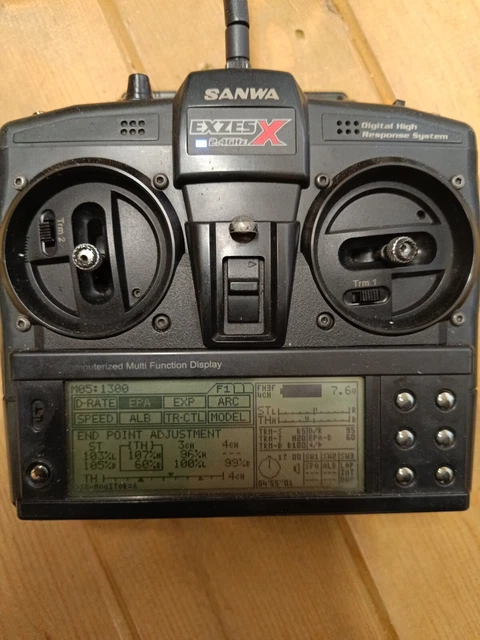 SANWA EXZES X, 2.4ghz Transmitter & Rx-451 Reciever, Used EUR 256,50 - PicClick FR
