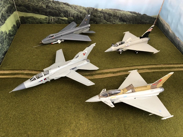 FOUR AIRFIX BUILT 1/72 Scale RAF Fighter Jet Aircraft Models. £18.00 ...