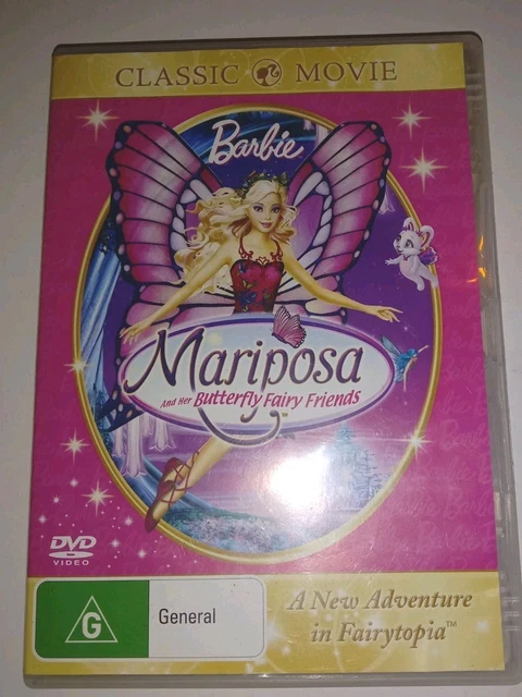 BARBIE: MARIPOSA AND Her Butterfly Fairy Friends DVD (2011) Good ...