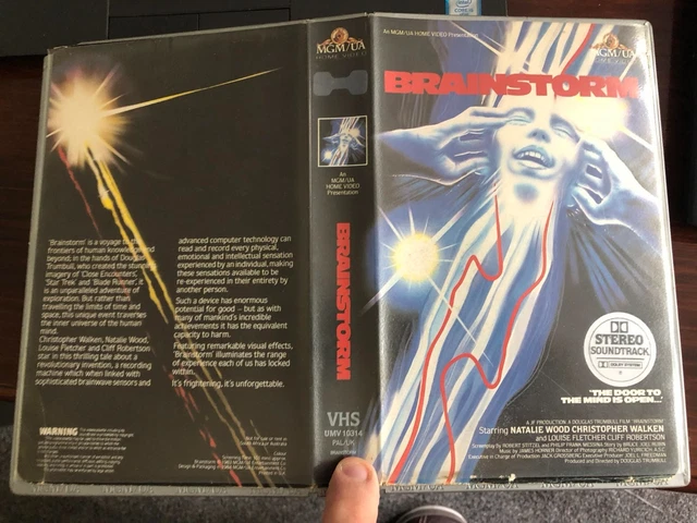 BRAINSTORM CHRISTOPHER WALKEN Mgm Vhs Pre Cert £10.78 - PicClick UK