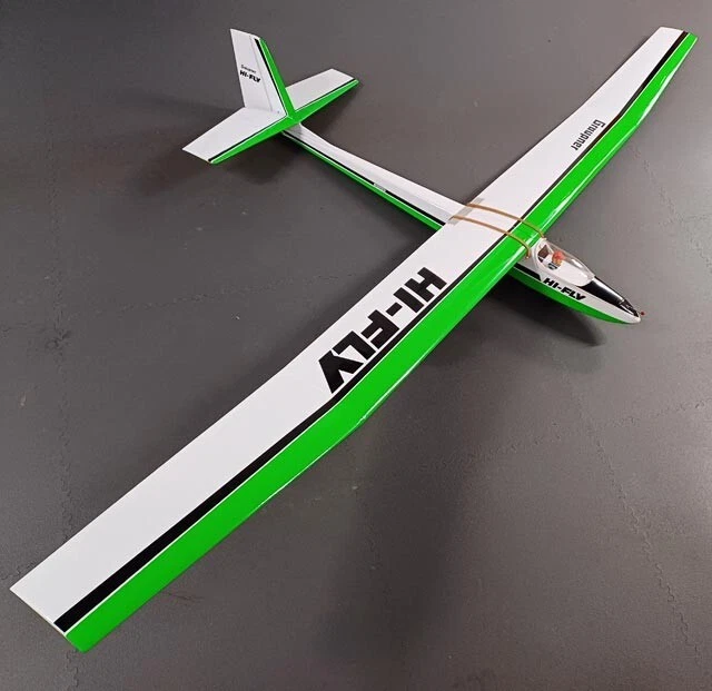 GRAUPNER HI-FLY ~ RC Modell Segelflugzeug ~ Lasergeschnittenes Balsa ...