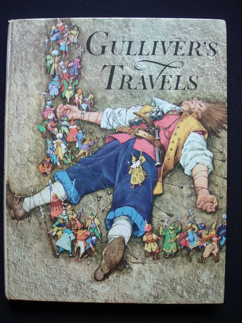 GULLIVER'S TRAVELS BY Jonathan Swift-Illustrated by Maraja. Large ...