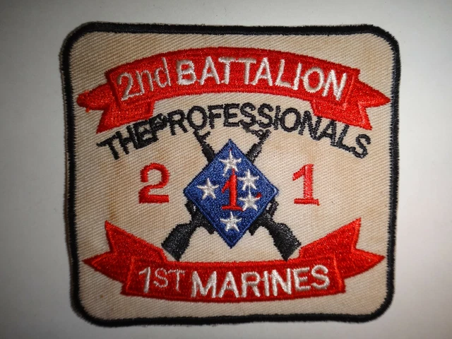 VIETNAM GUERRE USMC 2nd Bn 1st Marine Rgt Div " The Professionnels Patch EUR 11,23 - PicClick FR