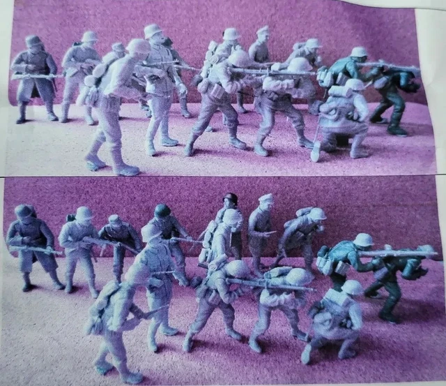 RESIN MODEL KIT, Unpainted, 1:35 Scale , ww2 german soldiers x15 £27.00 ...