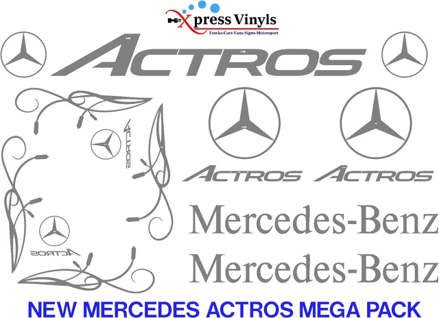 MERCEDES ACTROS TRUCK decals. ACTROS NEW GENERATION truck graphics ...