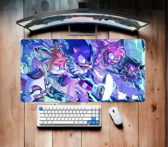 SONIC THE HEDGEHOG Premium Office Gaming Anime Mouse Mat Pad Large XL ...