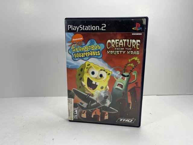 SPONGEBOB CREATURE FROM the Krusty Krab (Sony PlayStation 2 PS2, 2006 ...