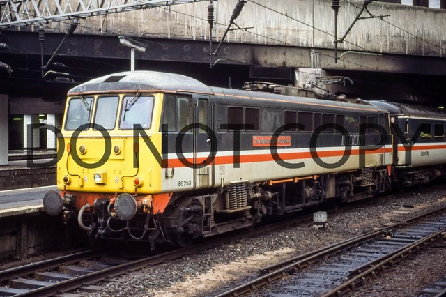 UK DIESEL TRAIN Railway Photograph Of Class 86 86253 Locomotive. Rm86 ...
