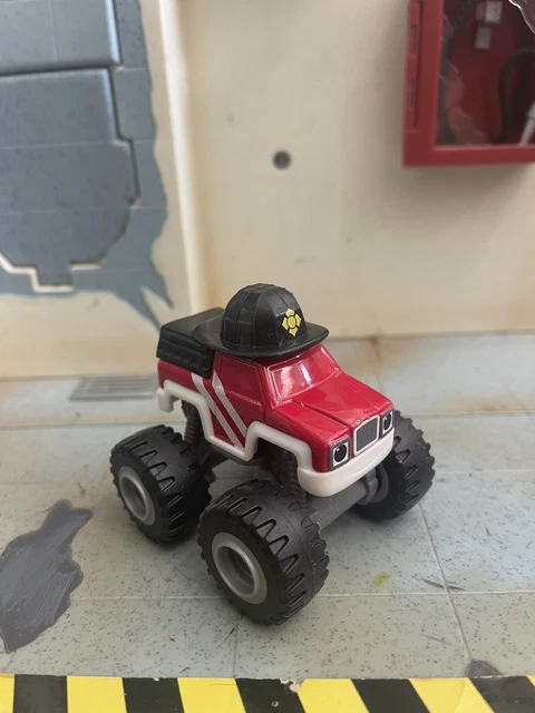 BLAZE & THE Monster Machines Fire Rescue Firefighter Die Cast Vehicle ...