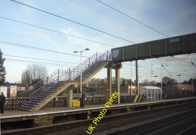 PHOTO 6X4 FOOTBRIDGE, Arlesey Railway Station Church End\/TL1937 c2016 ...