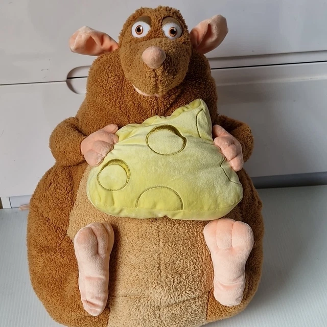 DISNEY STORE RATATOUILLE Emile Rat Soft Toy Plush Cuddly extra large ...