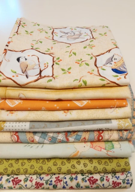 2,25 M STOFFPAKET Bunt 9 Fat Quarter Patchworkstoffe 100% Baumwolle 9 FQ EUR 19,80 - PicClick DE