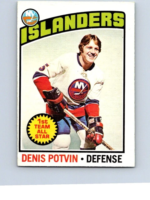 HOCKEY CARD O-PEE-CHEE 1976 New York Islanders Denis Potvin All Star ...