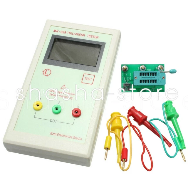 CAPACITANCE RESISTANCE ESR Tester meter TR\RLC\ESR transistor ...