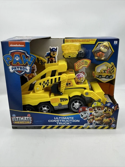 PAW PATROL RUBBLE Ultimate Construction Truck with Lights and Sounds ...