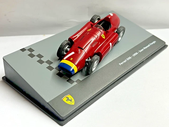 FERRARI D50 FORMULA 1 Car - 1956 - Juan Manuel Fangio #1 1/43 Ixo ...
