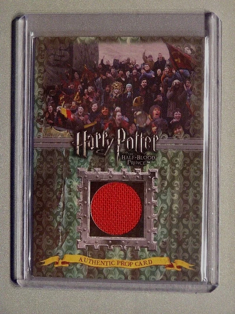 HARRY POTTER-HBP-SCREEN USED-MOVIE-RELIC-PROP Card-Quidditch Flags and ...