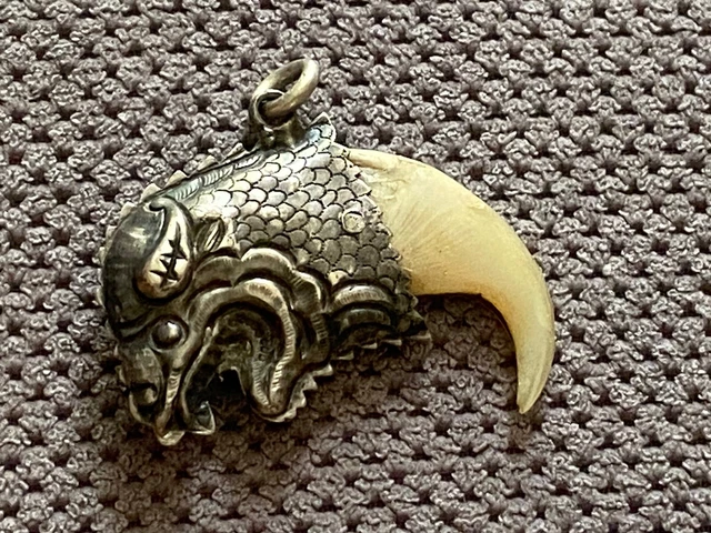 ANCIENNE GRIFFE DE Felin (Tigre,Lion,Ou Autre?) En Pendentif. EUR 29,90 ...