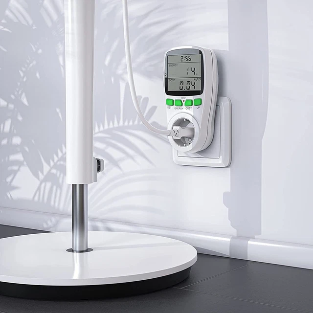 ELECTRIC METER WATTMETER PV Power Socket Solar System Voltage Analyzer ...