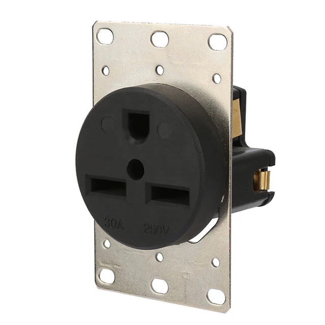 NEMA6-30R 30A 250V Power Socket 3 Holes Power Socket Plug Wire ...