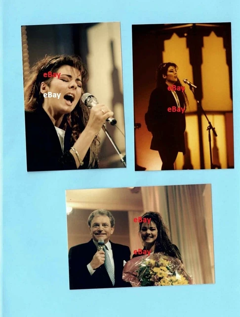 SANDRA ANN LAUER Cretu / Set of 3 press photos pictures ARABESQUE ...