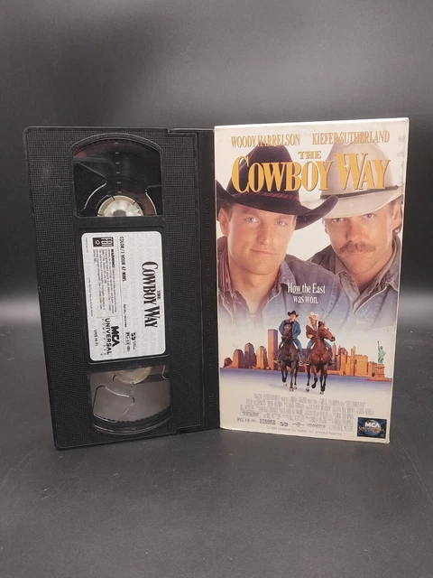 THE COWBOY WAY (VHS) Woody Harrelson & Kiefer Sutherland £2.75 ...