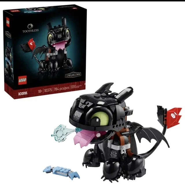 LEGO ICONS HOW To Train Your Dragon: Toothless Set 10375 - Brand New ...