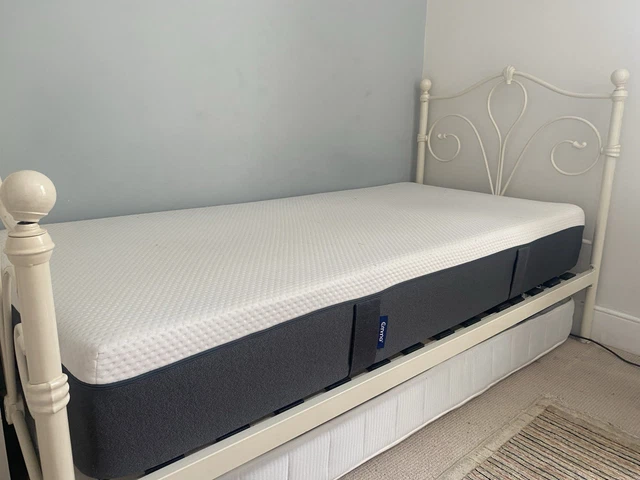 METAL FRAME STANDARD Single Bed & Emma Mattress 190x90cm Very Good ...