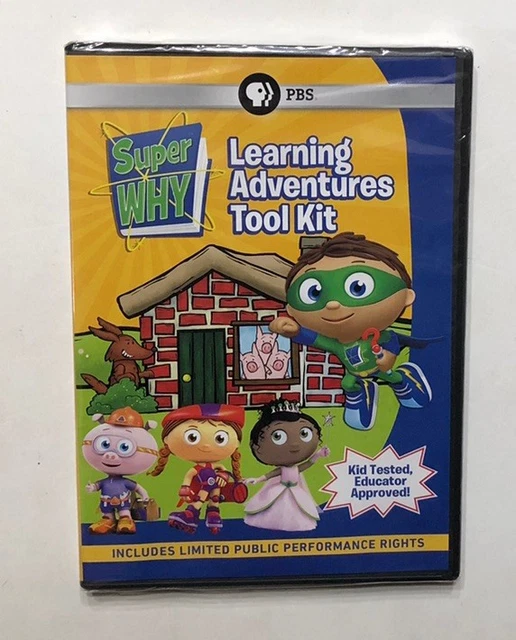 SUPER WHY LEARNING Adventures Tool Kit Dvd Pbs Kids 2010 Sealed New $16 ...