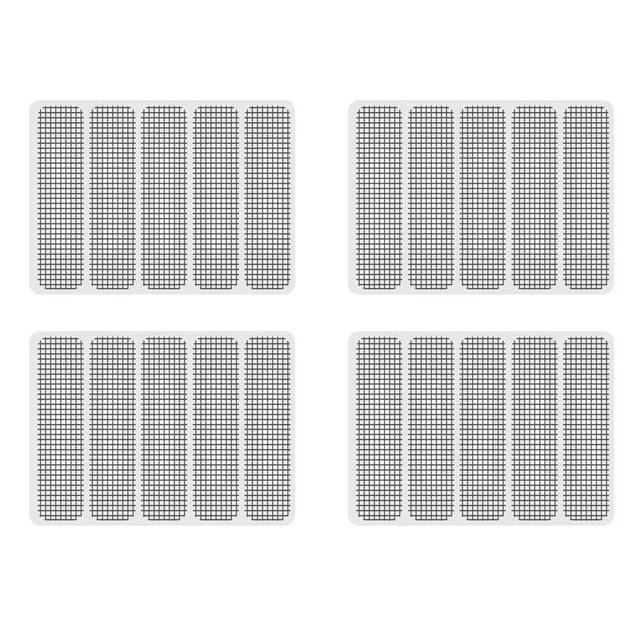 STURDY MESH SCREEN Repair Solution Set of 20 Repair Stickers for Doors ...