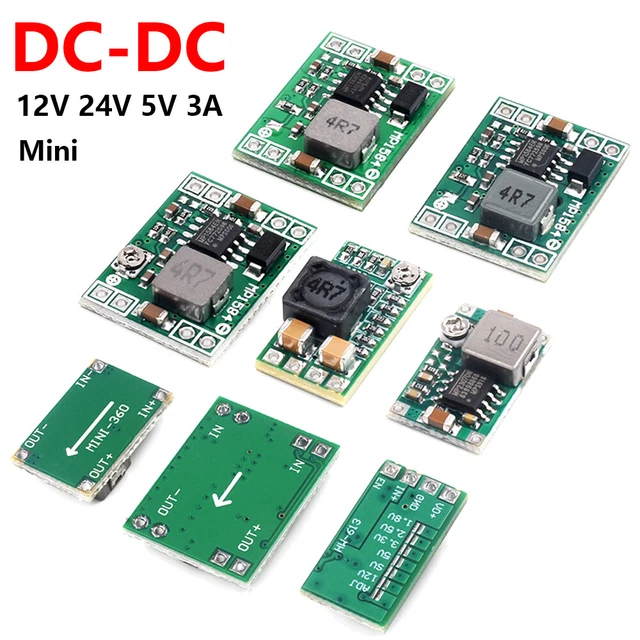 MINI BUCK CONVERTER Step Down DC-DC Adjustable Power Supply Voltage ...