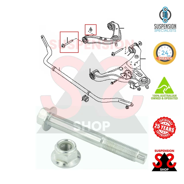 CAMBER CORRECTION SCREW Set Suit NISSAN Pathfinder 2.5 dCi 4WD PATHFINDER III $29.80 - PicClick AU