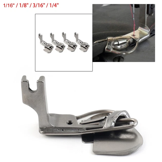 INDUSTRIAL SEWING MACHINE Double Fold Spring Type Hemmer Hemming ...