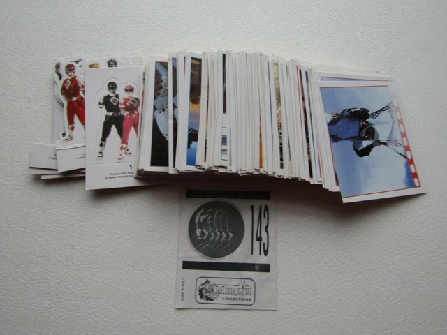 MERLIN 1995 SABAN Power Rangers The Movie Sticker & Stand up Card ...