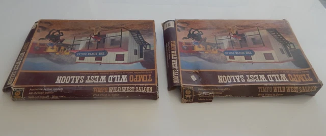 TIMPO TOYS WILD West 2x Saloon House mit OVP empty leer EUR 49,00 ...