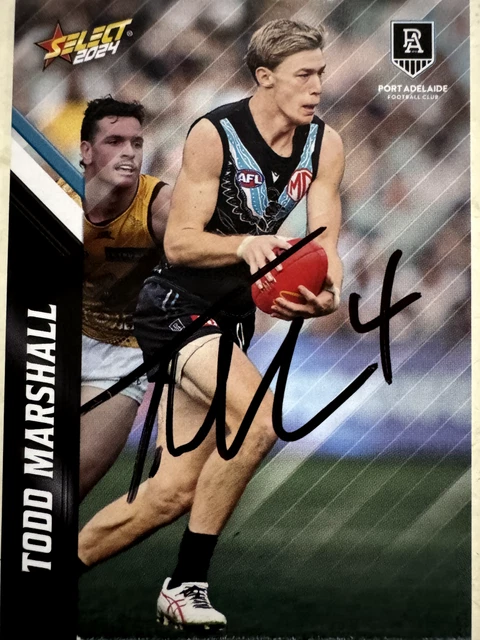 TODD MARSHALL **Hand-Signed** Port Adelaide Power 2024 Select Card $15. ...