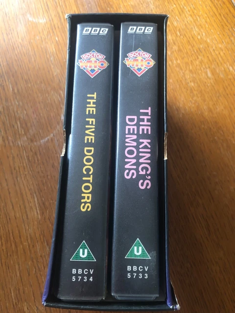 VINTAGE DOUBLE PACK Vhs Dr Who Limitd Edition The Five Doctors The ...