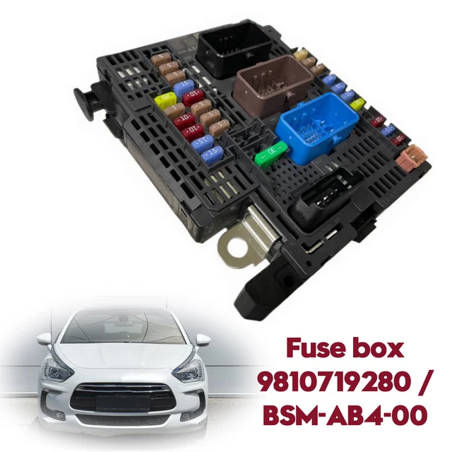 BOITIER SERVITUDE MOTEUR BSM 9810719280 Pour Citroen DS5/Peugeot 508 1. ...