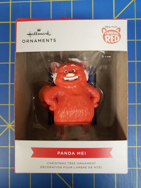 HALLMARK DISNEY PIXAR Turning Red Panda Mei Christmas Tree Ornament New ...
