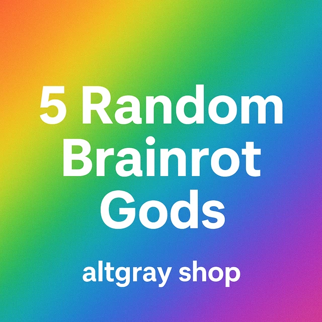 STEAL A BRAINROT - 5 Random Brainrot Gods - CHEAP - QUICK DELIVERY $1. ...