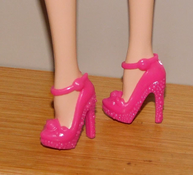 Barbie Pink Sandals High Heels Shoes Fits Fashionista Fashion Fever