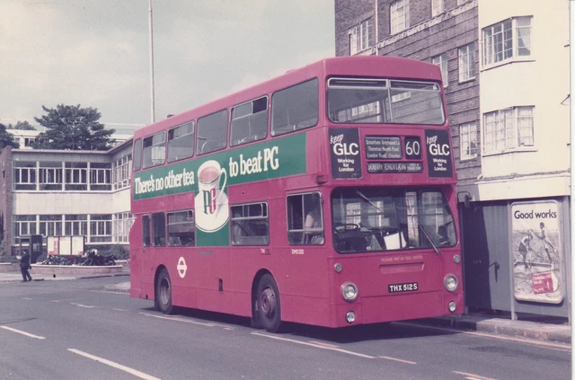 LONDON BUS PHOTO - DMS2512 (TH) route 60 £0.50 - PicClick UK